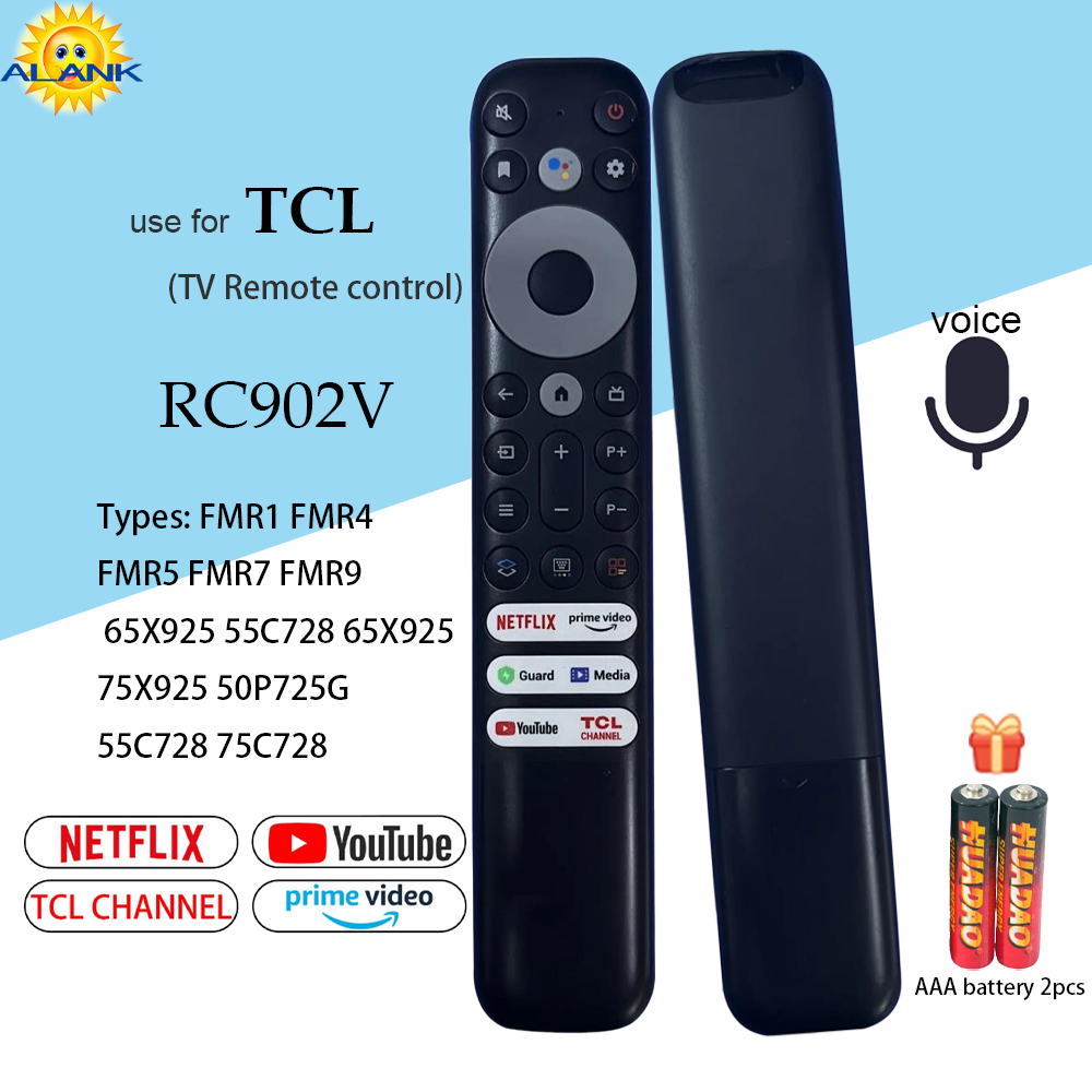 Điều khiển từ xa bằng giọng nói Alank Thích hợp cho điều khiển từ xa TV thông minh TCL (có pin 2 ...