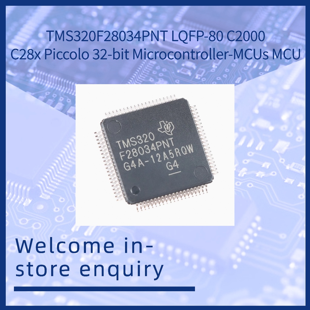 TMS320F28034PNT TMS320 LQFP-80 C2000 C28x Piccolo Bộ vi điều khiển 32 bit-MCU MCU mới | Shopee ...