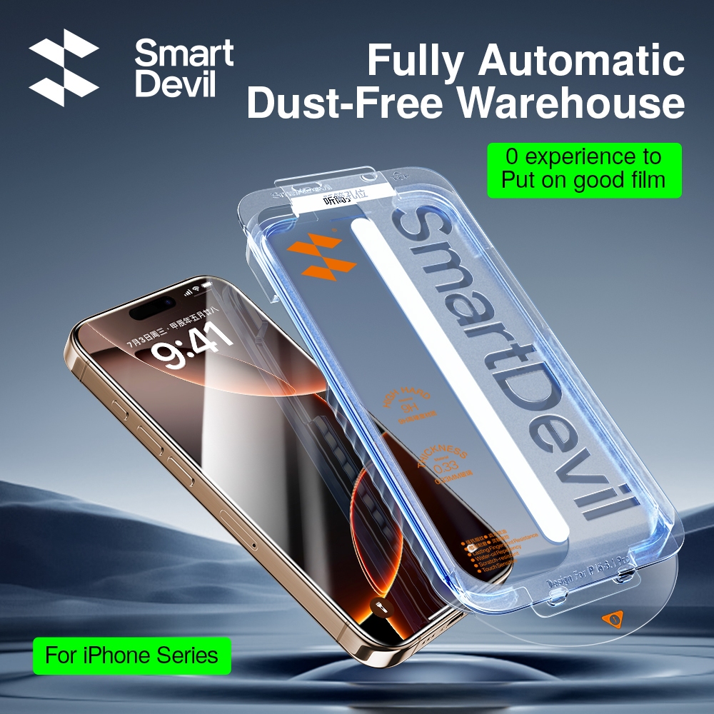 Smartdevil Full Màn Hình Kính Cường Lực Chống Bụi Siêu Mịn 2 Chiều Cho iPhone15 / 14Promax / 13 ...