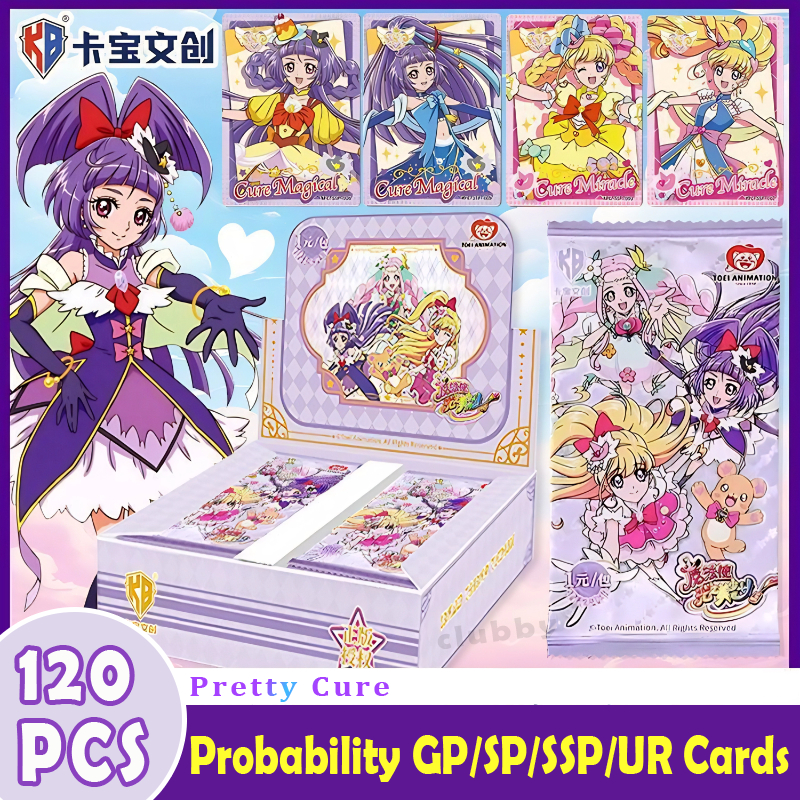 120PCS thẻ pretty cure loạt thiên thần Precure Thẻ flash UR/SP/SSP hiếm ...
