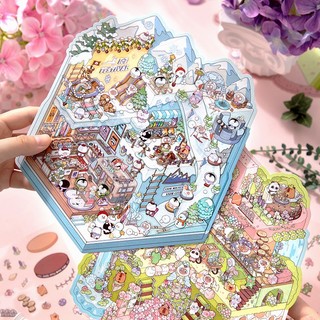 Enwei 4 Chiếc [SUPER BIG 2.0 Series] Magic House Phong Cảnh Miếng Dán ...