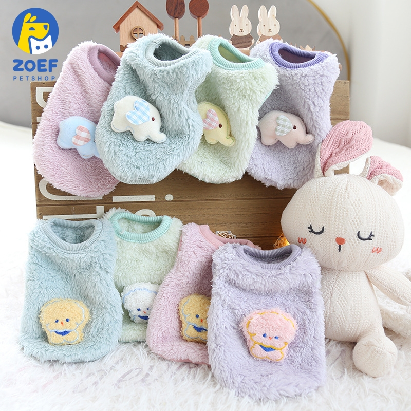ZOEF Mèo Con Chó Con Tình Yêu Quần Áo Voi Với Lông Cừu Ấm Áp Dễ Thương Ba Chiều HHMPS01201 ...