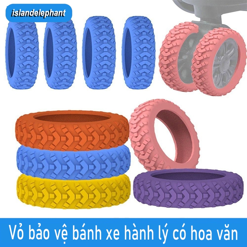 8 Cái / bộ Vali Wheels Vỏ Bảo Vệ Bánh Xe Vali Silicon | Shopee Việt Nam