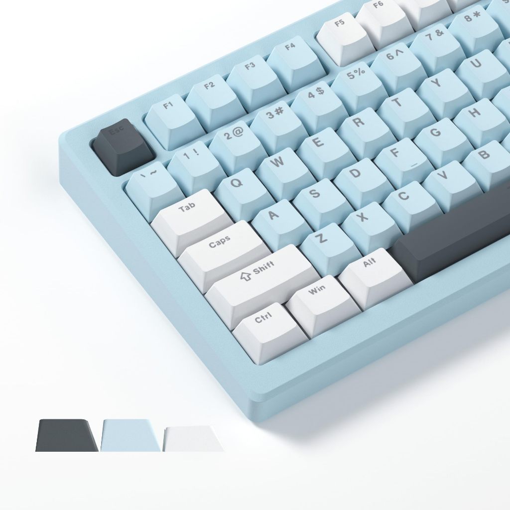 Womier Shine Through Keycaps PBT Cherry Profile Custom Keycap Set cho ...