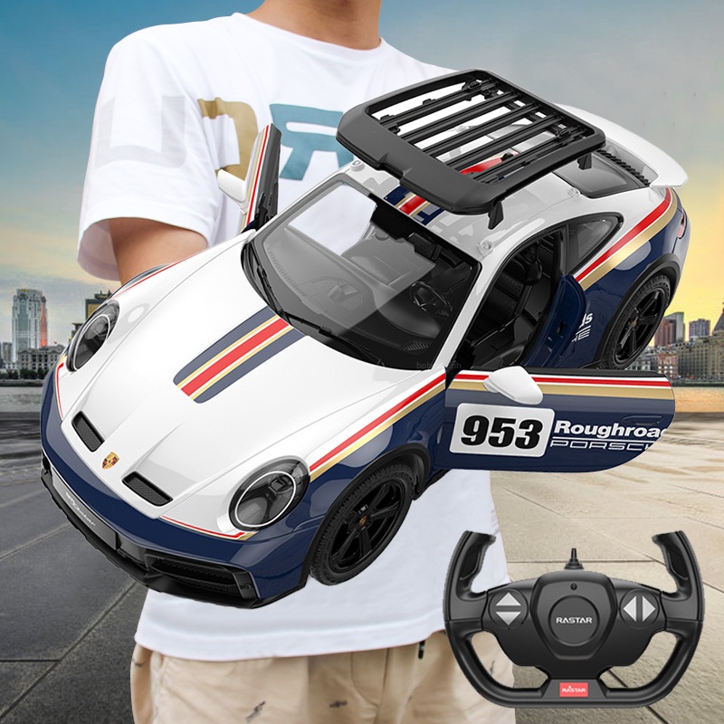 Rastar RC Car 1 / 14 Porsche 911 Dakar Điều Khiển Từ Xa Xe Đua Tốc Độ Cao Mô Hình Có Đèn LED Đồ ...