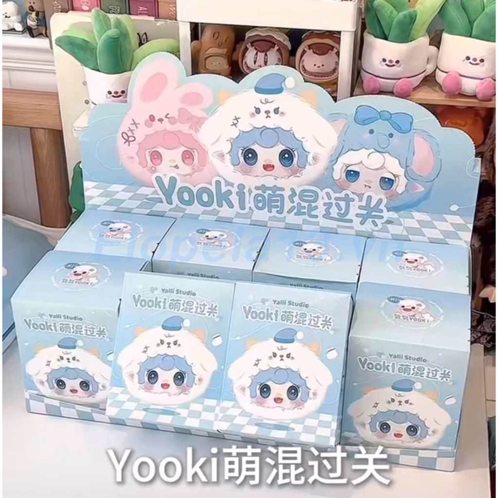 [1 bộ 6 hộp Chính hãng 100%] yooki Blind Box V2 Meow Meow mẫu giáo V1 ...
