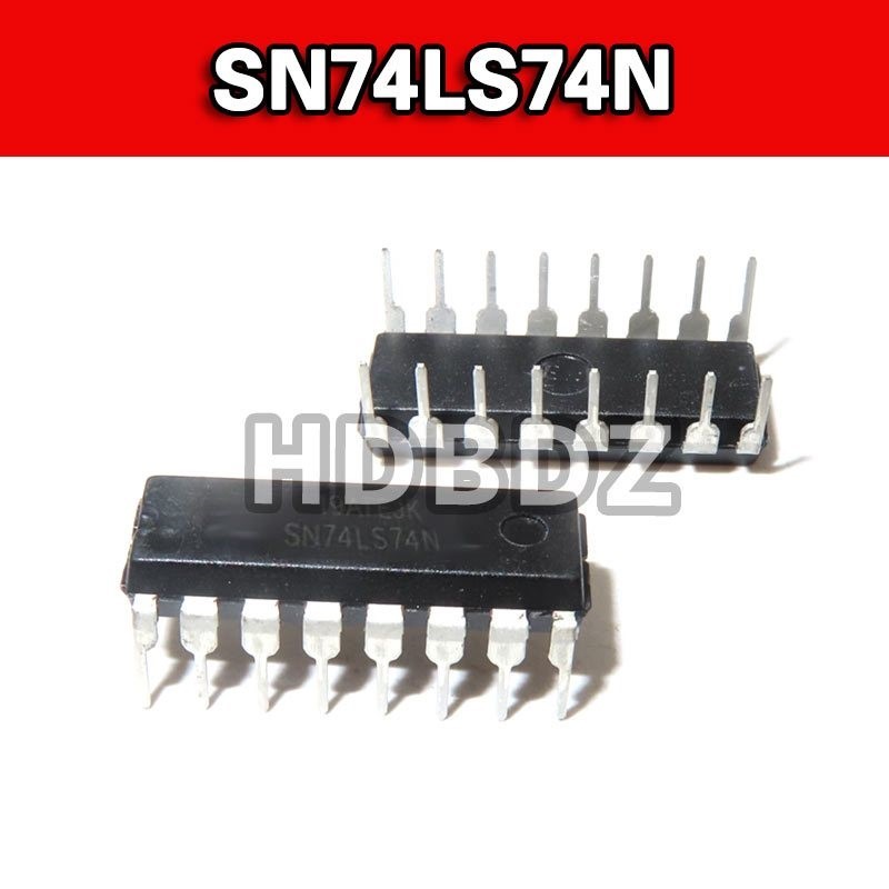 2-10pcs 74LS74 SN74LS74N DIP-14 D Lớp Kích Hoạt Logic Chip IC | Shopee Việt Nam