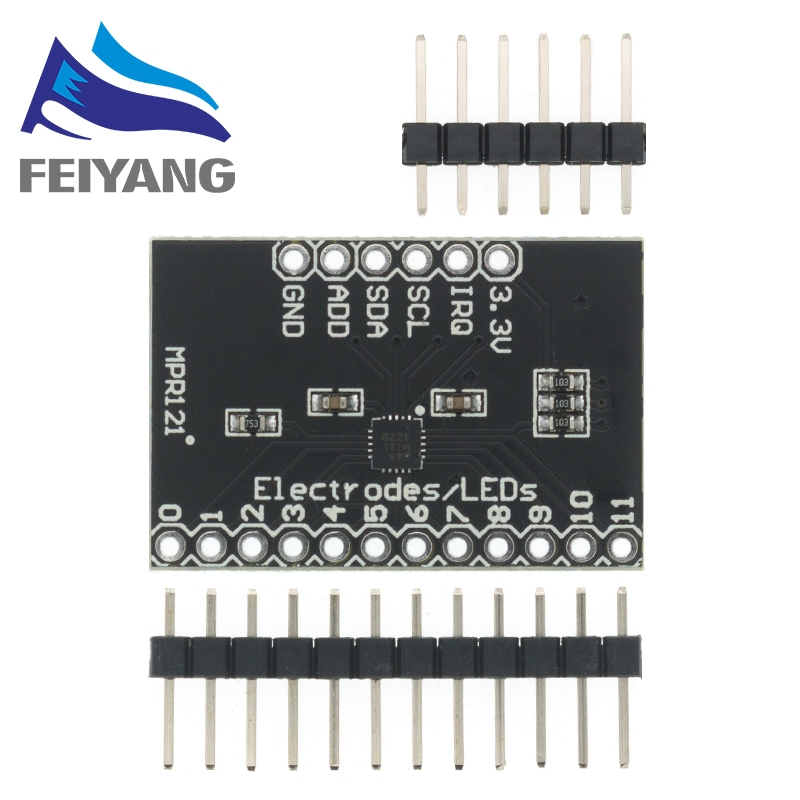 Mô-đun điều khiển cảm biến cảm ứng điện dung MPR121 Breakout V12 Mô-đun ...