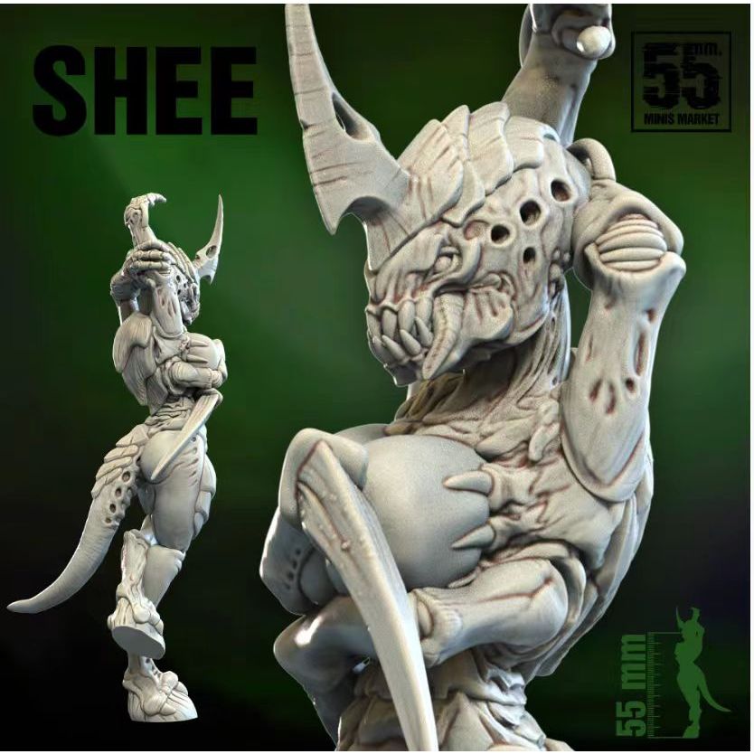 1206001Mô hình nhựa Mô hình màu trắng Warhammer Terrent Worm Clan Serse Bộ sưu tập bên thứ ba In ...