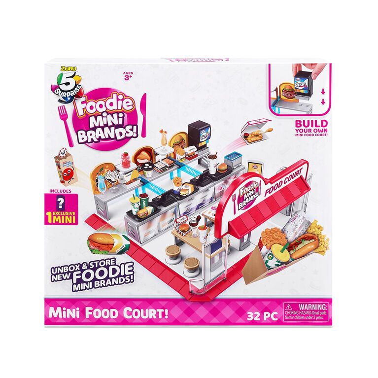Foodie Mini Brands Series 1 Playset Food Court với 1 Mini độc quyền của ...