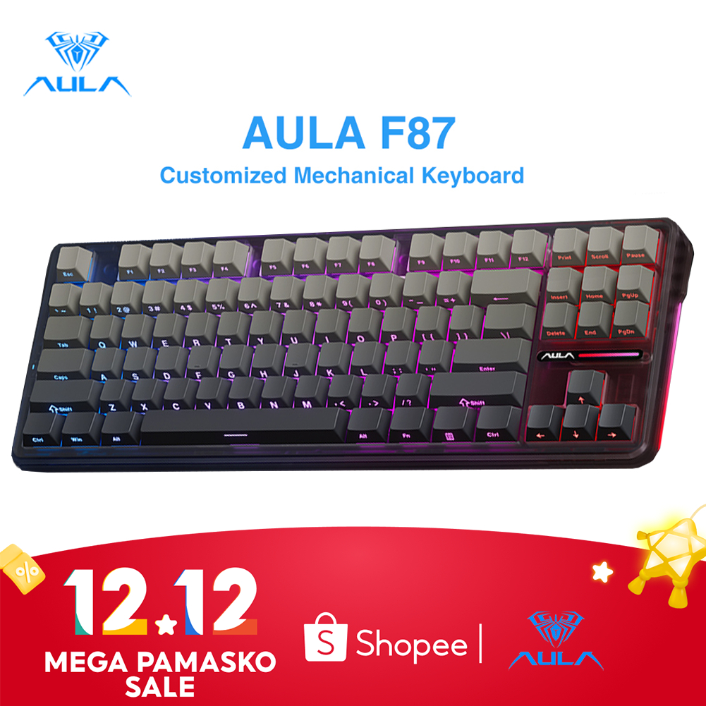 Bàn phím cơ AULA F87 87 phím có dây/2.4G/bluetooth không dây/80% ...