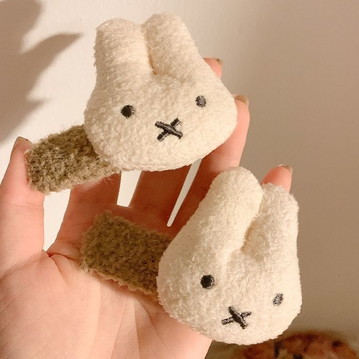 Mi Rabbit Sang Trọng bb Kẹp Tóc Bên Nổ Kẹp Tóc Mũ Đội Đầu | Shopee Việt Nam