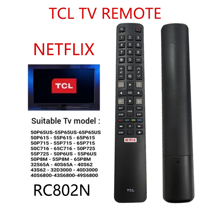 [Chính hãng100%] remote Điều Khiển TCL Smart tivi RC802N YAI1 / RC802N ...