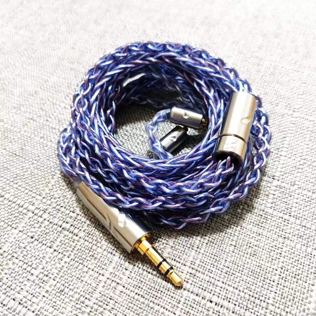 Fengru Ripple 8 Dây 240 Lõi Mạ bạc Dây đồng pha lê đơn MMCX 2Pin 0,78mm ...