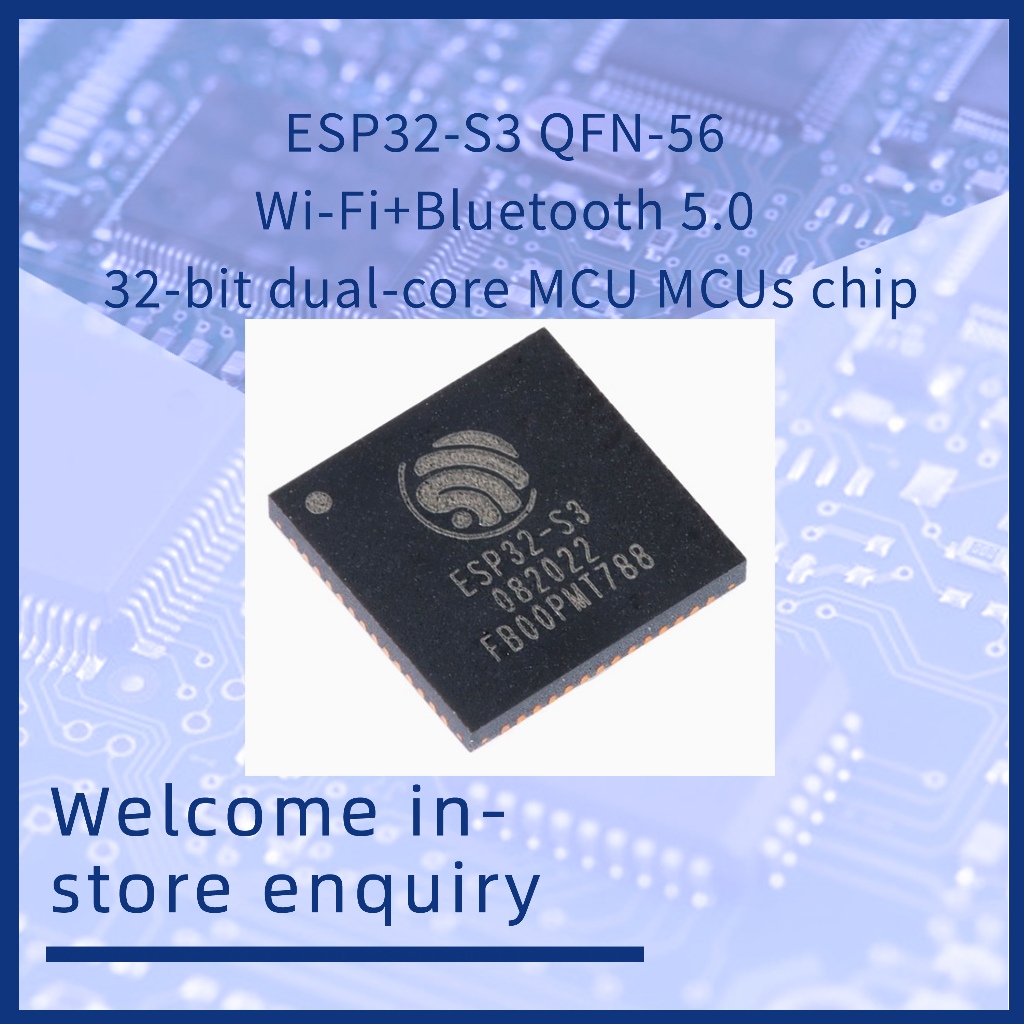 Chip MCU lõi kép ESP32-S3 QFN-56 Wi-Fi + Bluetooth 5.0 32-bit | Shopee ...