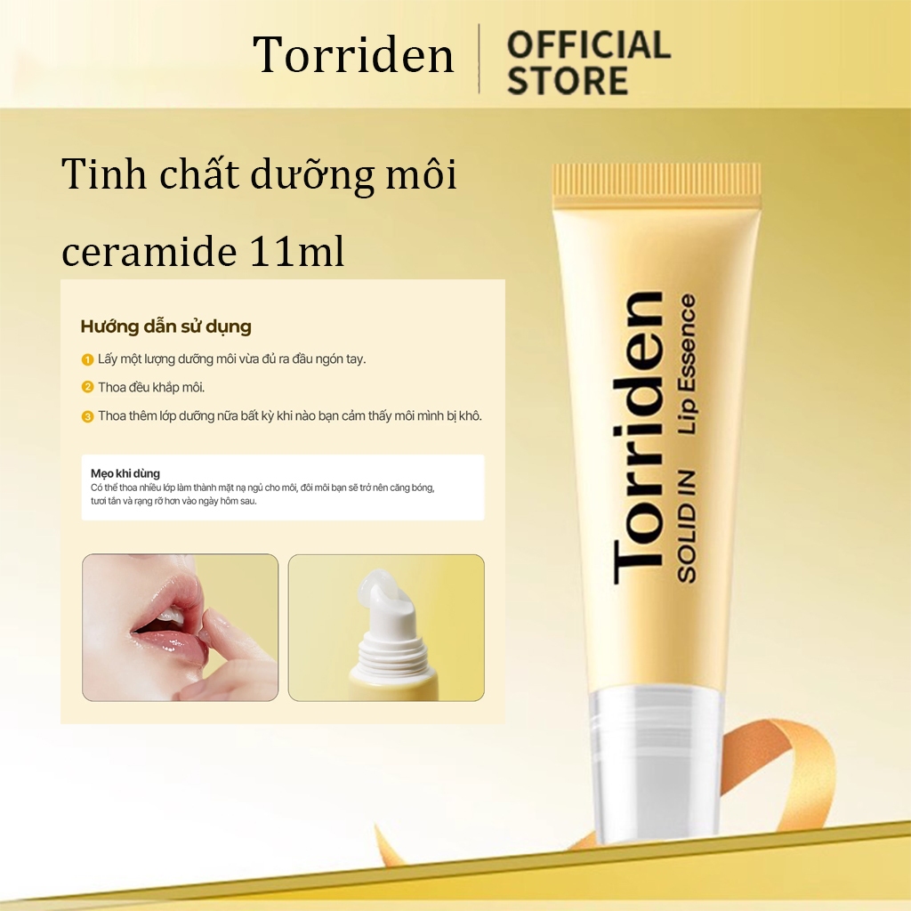 Lip Essence Son Dưỡng Môi Torriden Ceramide Lip Son Thuần chay Vegan và Cấp Ẩm Set dưỡng chất ...