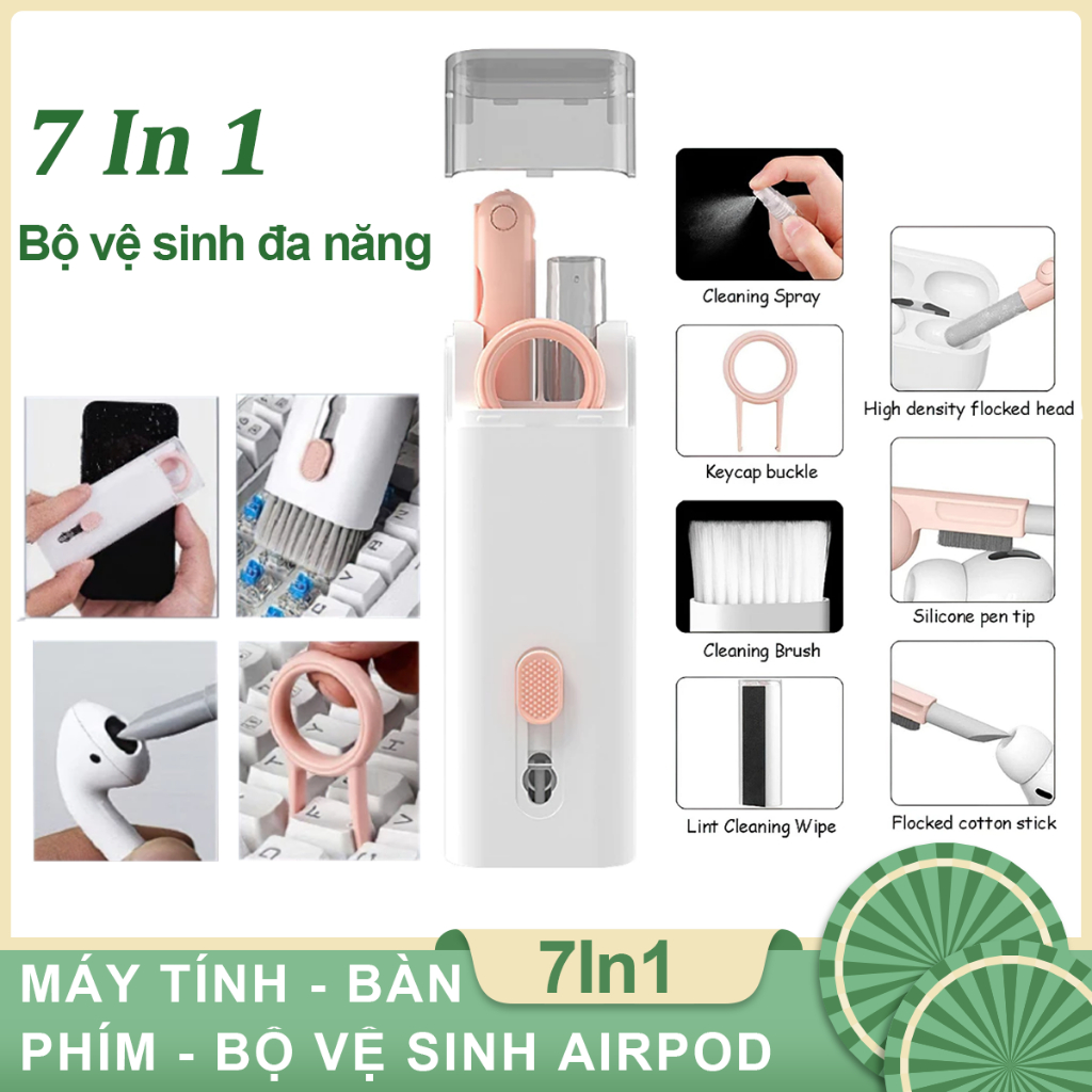 Máy tính xách tay đa chức năng siêu nhỏ gọn Breezy 7 trong 1 - Máy tính - Bàn phím - Bộ làm sạch ...