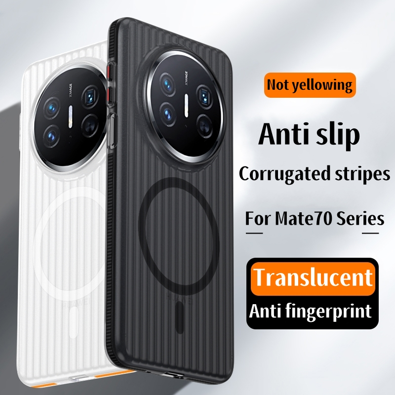 Ốp Lưng Từ Tính Chống Trơn Trượt Cho Huawei Honor Magic 7 Mate 70 Pro Vỏ Ice Matte Cảm Giác ...