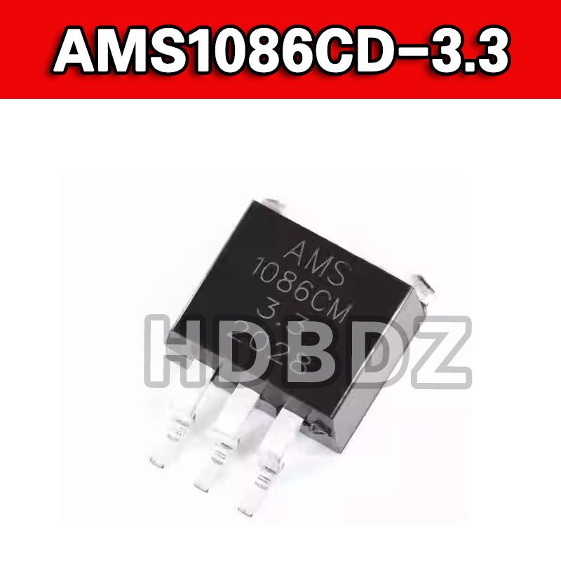 1-5pcs AMS1086 AMS1086CD-3.3 AMS1086CD-5.0 TO-252 Power Buck Chip IC ...
