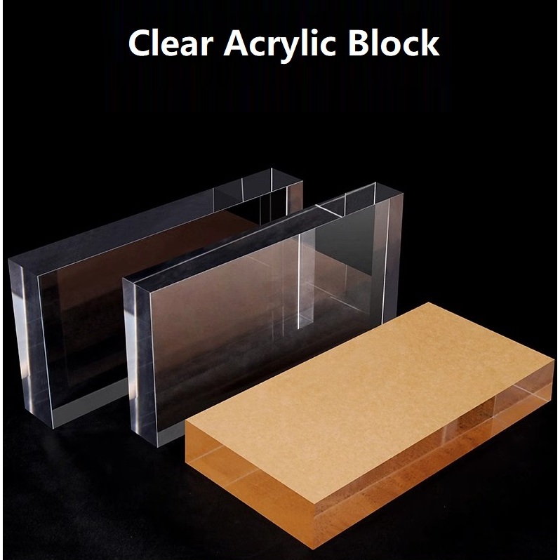Acrylic Plexglass Vuông Dập Khối Trong Suốt Rõ Ràng Extruded Acrylic ...