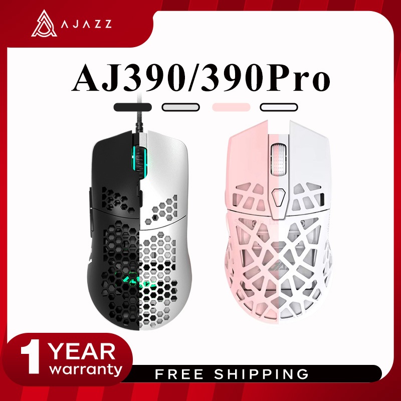 Ajazz AJ390 USB Có Dây RGB Chơi game Siêu Nhẹ Tổ Ong Chuột 16000 DPI ...