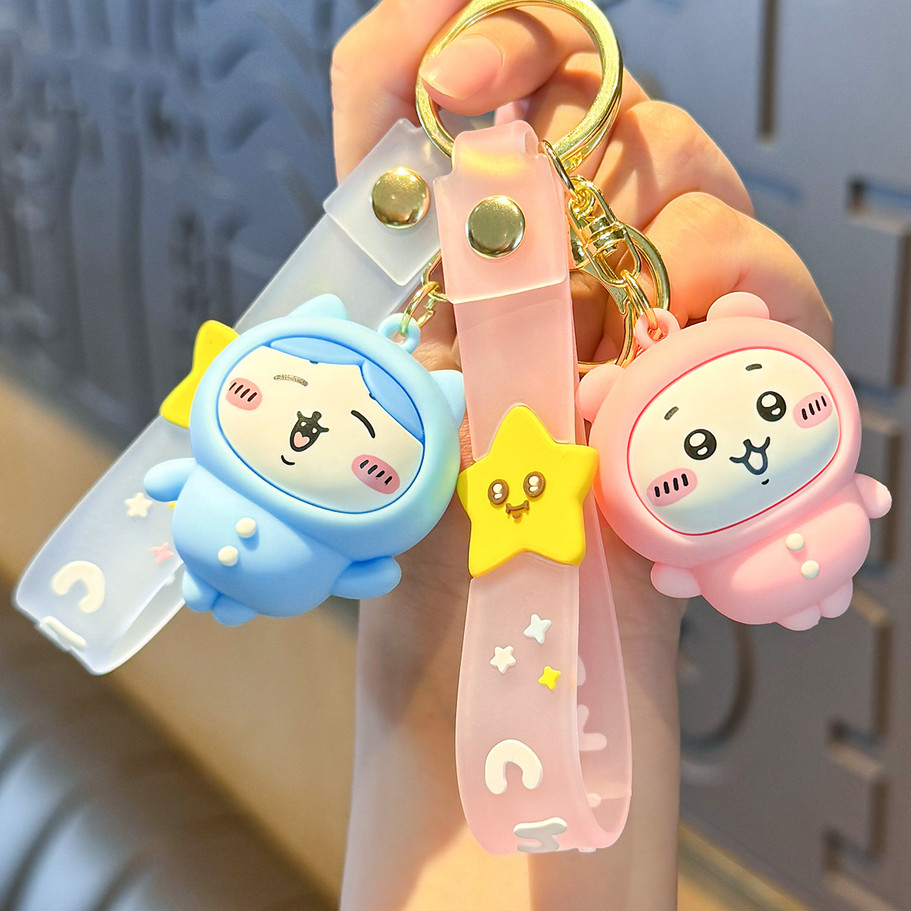 Hoạt Hình Nhật Bản Chiikawa Pyjama Búp Bê Chìa Khóa Nhẫn Chiikawa Búp ...