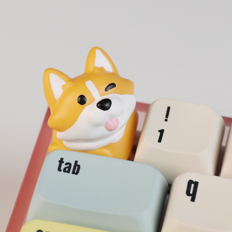 Corgi Keycap Shiba Inu Màu Tay Sáng Tạo Cá Tính Dễ Thương Lập Thể ...