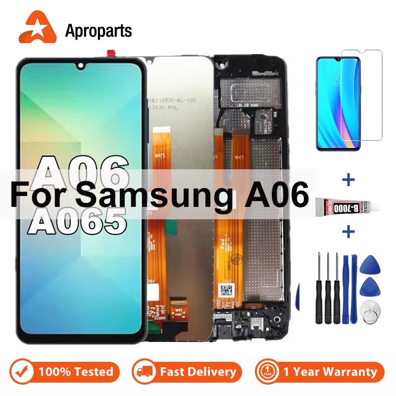 6.7 "Dành Cho Samsung Galaxy A06 Màn Hình LCD A065 SM-A065F A065M Thay Thế Bộ Số Hóa Cảm Ứng ...