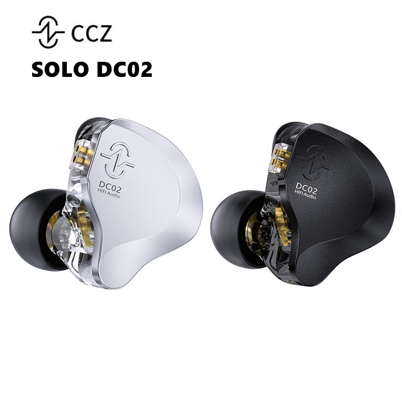 Cxz SOLO DC02 DD HIFI Tai nghe 4N OFC Iem Cable In Ear Monitor Tai nghe có dây Tai nghe thể thao ...
