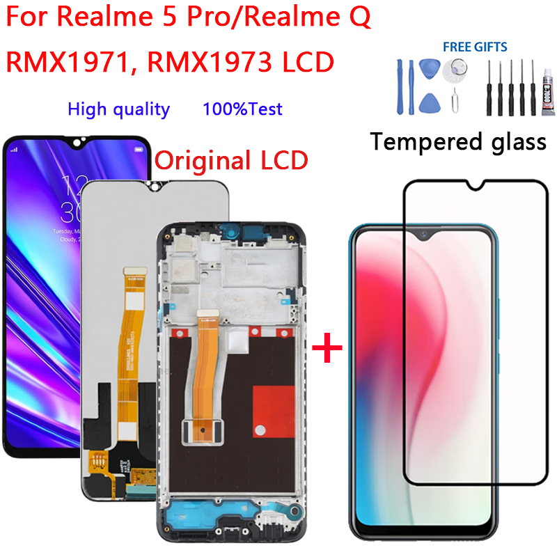 LCD Cho Realme 5 Pro / Realme Q, RMX1971, RMX1973 Màn Hình Cảm Ứng Màn ...