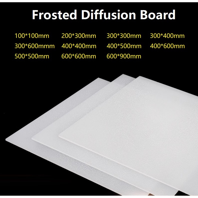 Milk White Acrylic Sheet Frosted Cast Plexiglass Plastic Diffusion ...