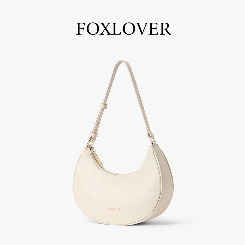 FOXLOVER túi đeo vai nữ hình lưỡi liềm túi xách Thời trang túi nách túi da sức chứa lớn | Shopee ...