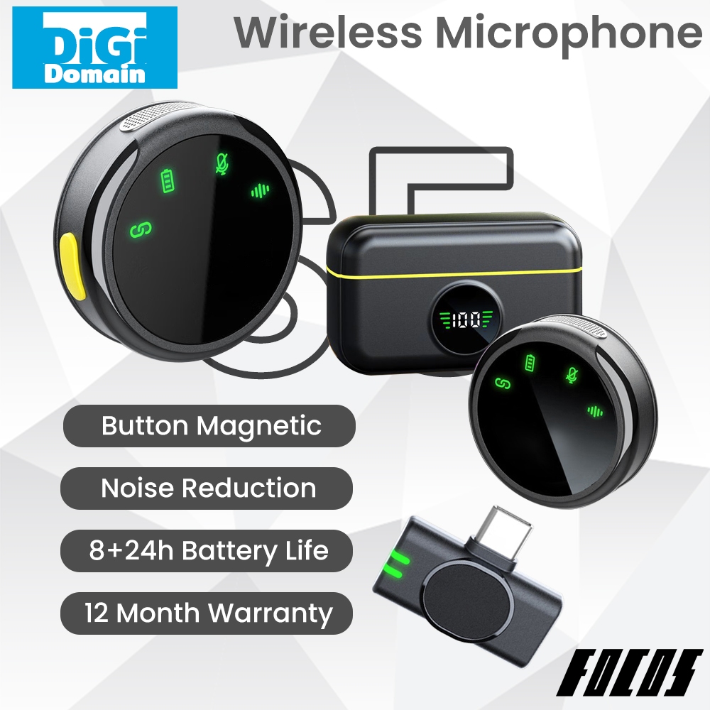 Digi S5 Micro Không Dây Từ Tính Đeo Nút Loại Lavalier Mini Mic Ghi Âm ...
