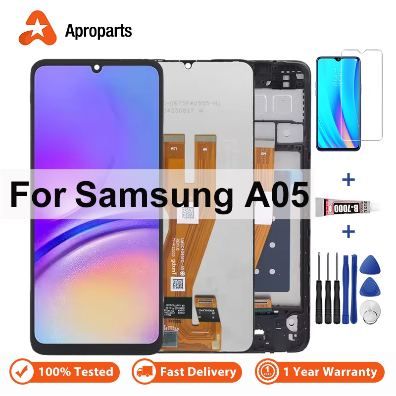 6.7 Màn Hình LCD Chính Hãng Cho Samsung Galaxy A05 A055 A055F / DS A055M Màn Hình Hiển Thị Bộ Số ...