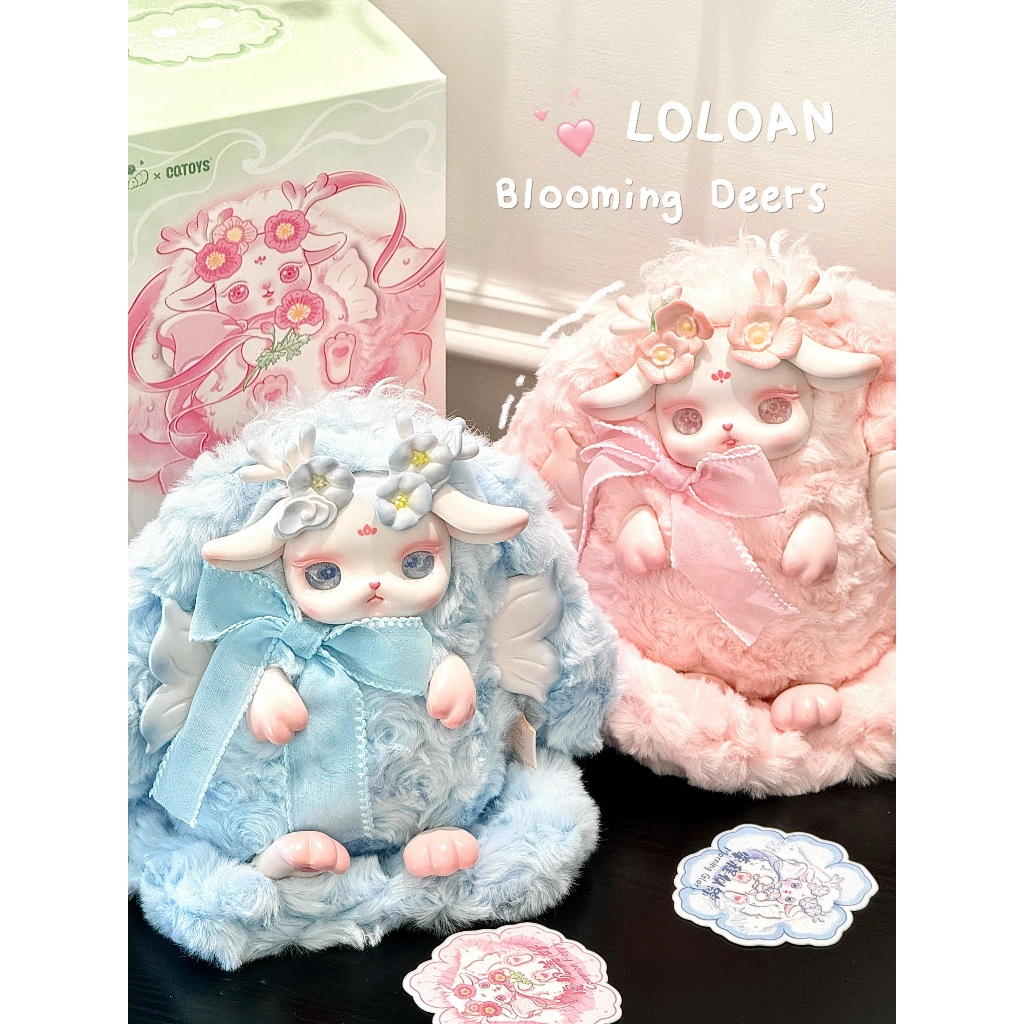 🔥Loloan Loloan chính hãng một hộp rèm vinyl sang trọng sê-ri hươu ...