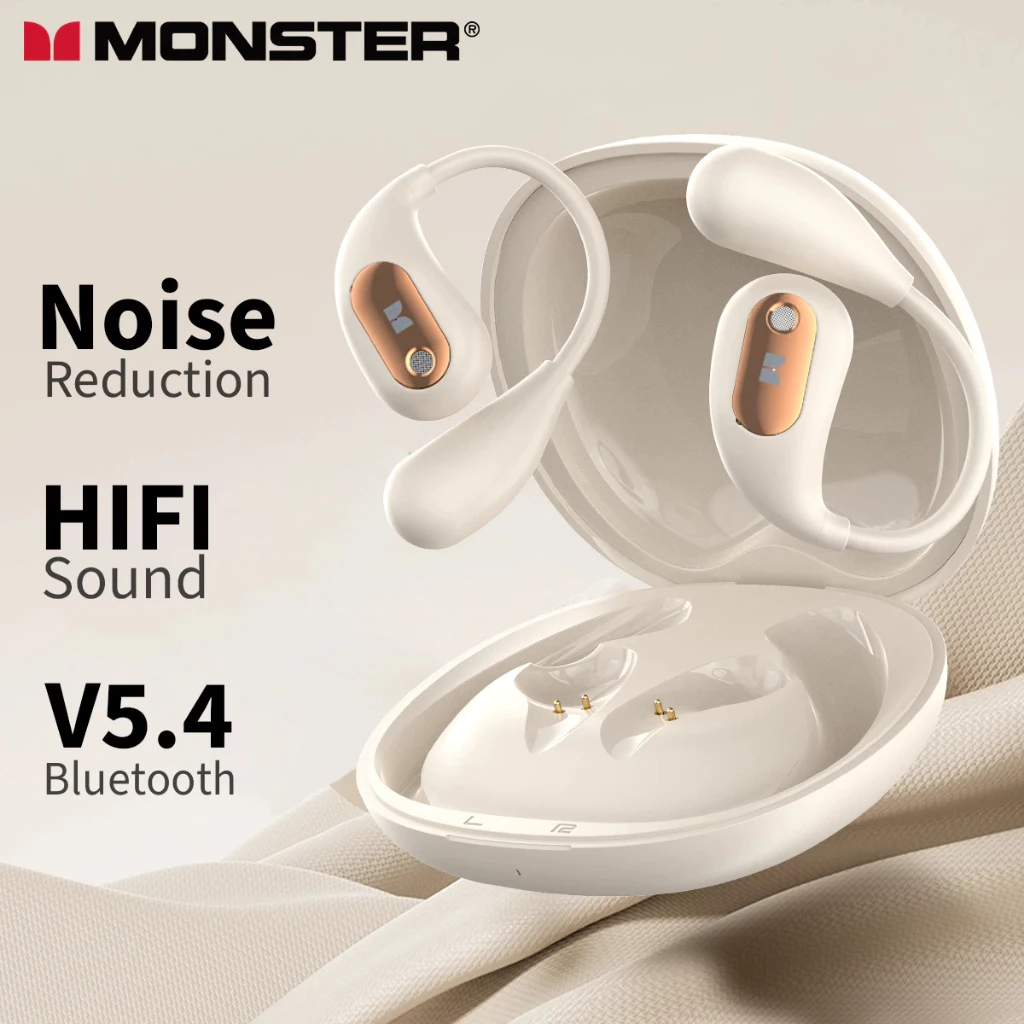 Monster Open Ear AC210 Bluetooth 5.4 Tai Nghe Không Dây OWS Mở Hoàn ...
