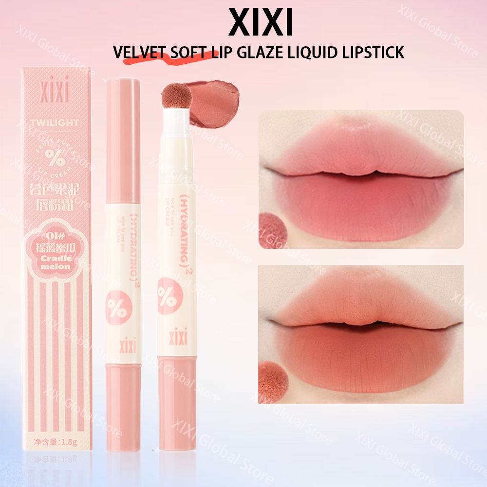 Xixi Velvet Soft Lip Glaze Liquid Lipstick Emulsion Nude Matte Paint ...