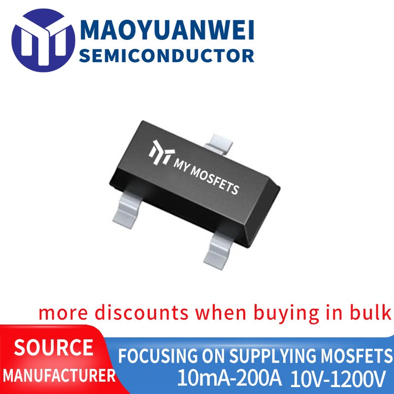 100 Chiếc MOSFET SI2300 SI2301 SI2302 2302 2301 2300 Transistor SOT-23 Miếng Dán Điện Áp Thấp ...