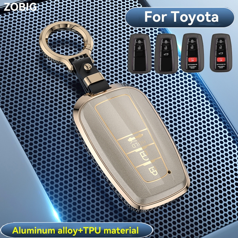 Zobig MỚI Hợp kim nhôm + Họa tiết TPU Vỏ chìa khóa ô tô phù hợp cho ...