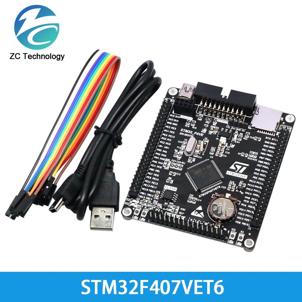 Bảng phát triển STM32F407VET6 Cortex-M4 STM32 Bảng học hệ thống tối thiểu Bảng lõi ARM + TFT LCD ...