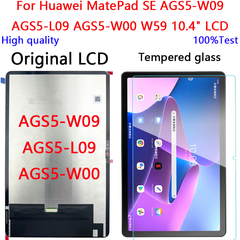 Màn hình 10.4 "MỚI Cho Huawei MatePad SE AGS5 AGS5-W09 AGS5-L09 AGS5-W00 LCD Với Bộ Số Hóa Màn ...