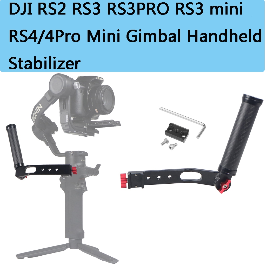NovelGoal Sợi Carbon Có Thể Điều Chỉnh Tay Cầm Sling Handgrip Cho DJI RS2 RS3 RS3PRO RS3 Mini ...