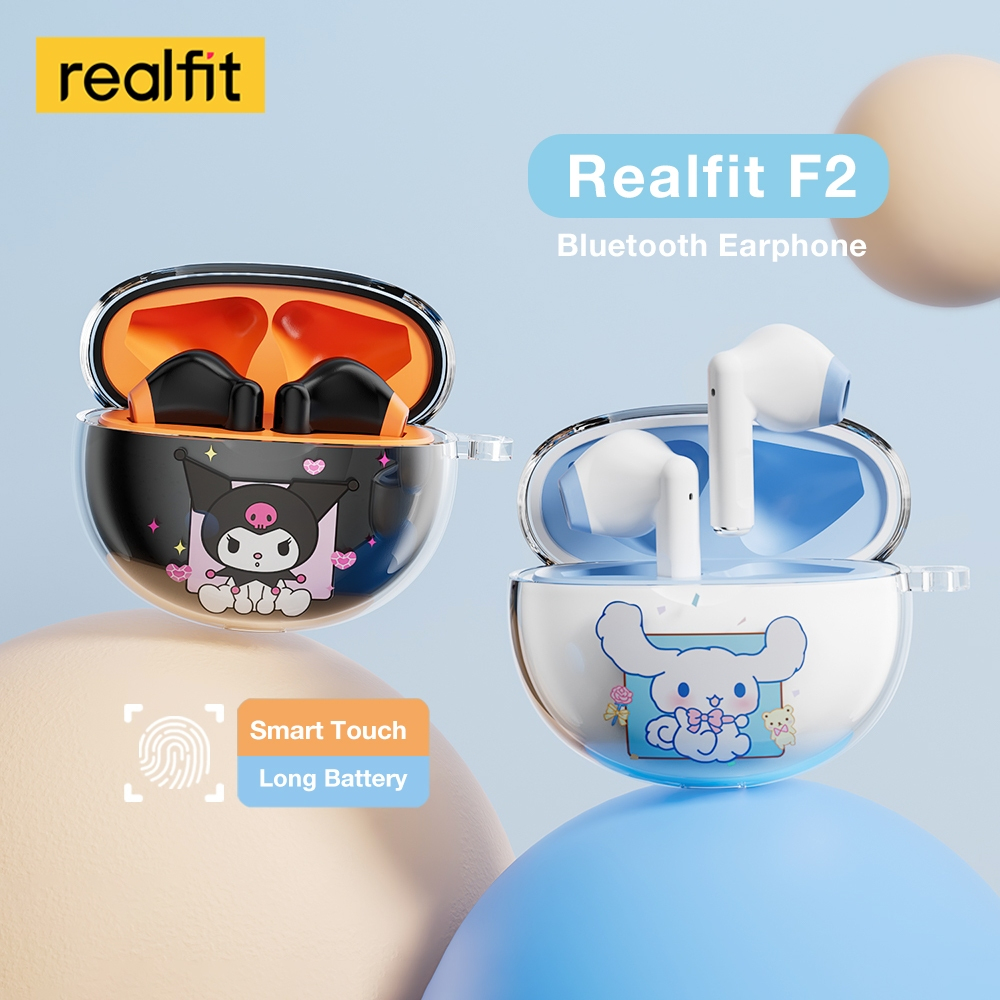Tai Nghe bluetooth 5.3 Không Dây realfit f2 tws Kèm Hộp Đựng Ốp | Shopee Việt Nam