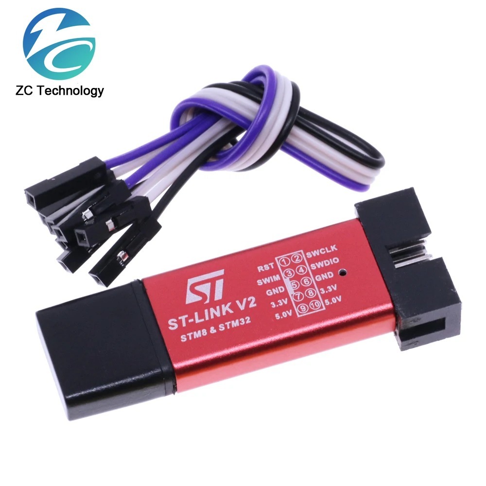 St Link V2 Stlink Mini Stm8 Stm32 St Link Simulator Tải Xuống Lập Trình Có Nắp Shopee Việt Nam