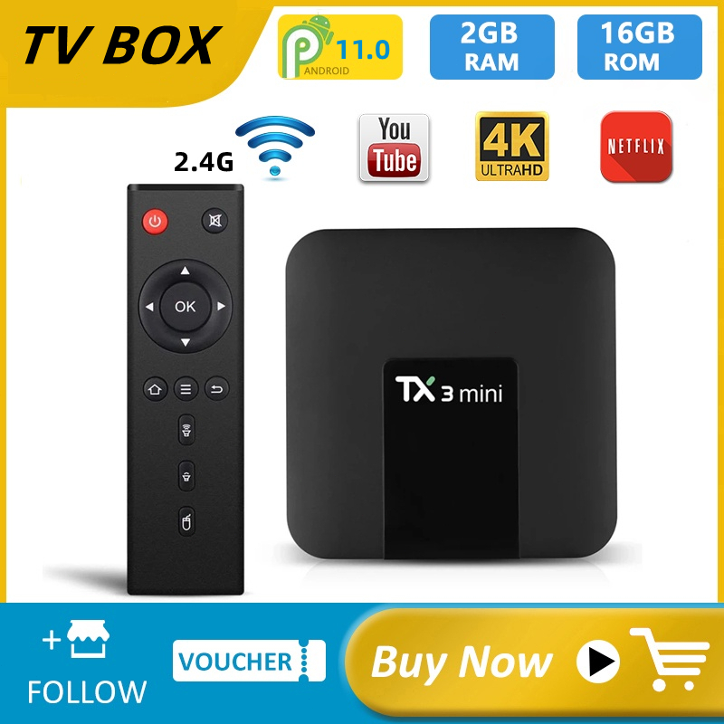 Android TV Box Tanix TX3 Mini Ram 4Gb Rom 32GB Phiên bản mới 2024 WiFi ...