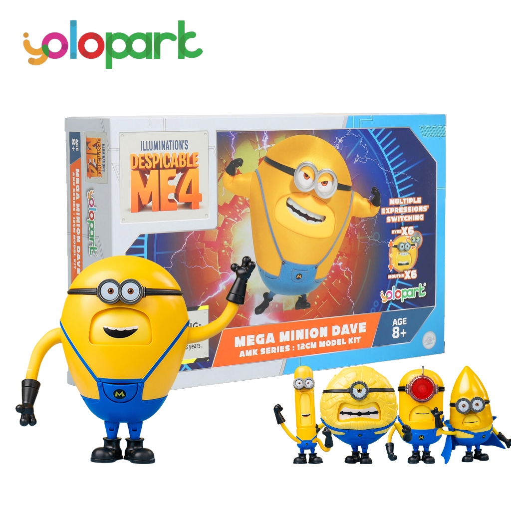 YOLOPARK Minions DM4 Bộ mô hình Mega Minion Nhân vật hành động Minions ...