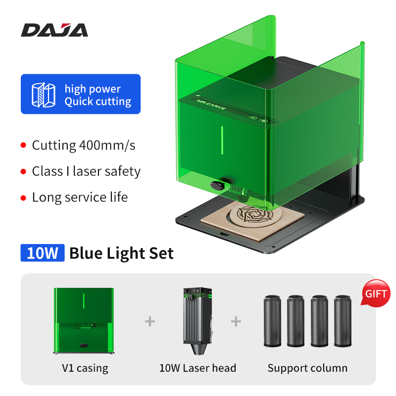 Daja V1 10W Máy Khắc Laser Handmade Studio Để Bàn Máy Khắc Laser Thép ...