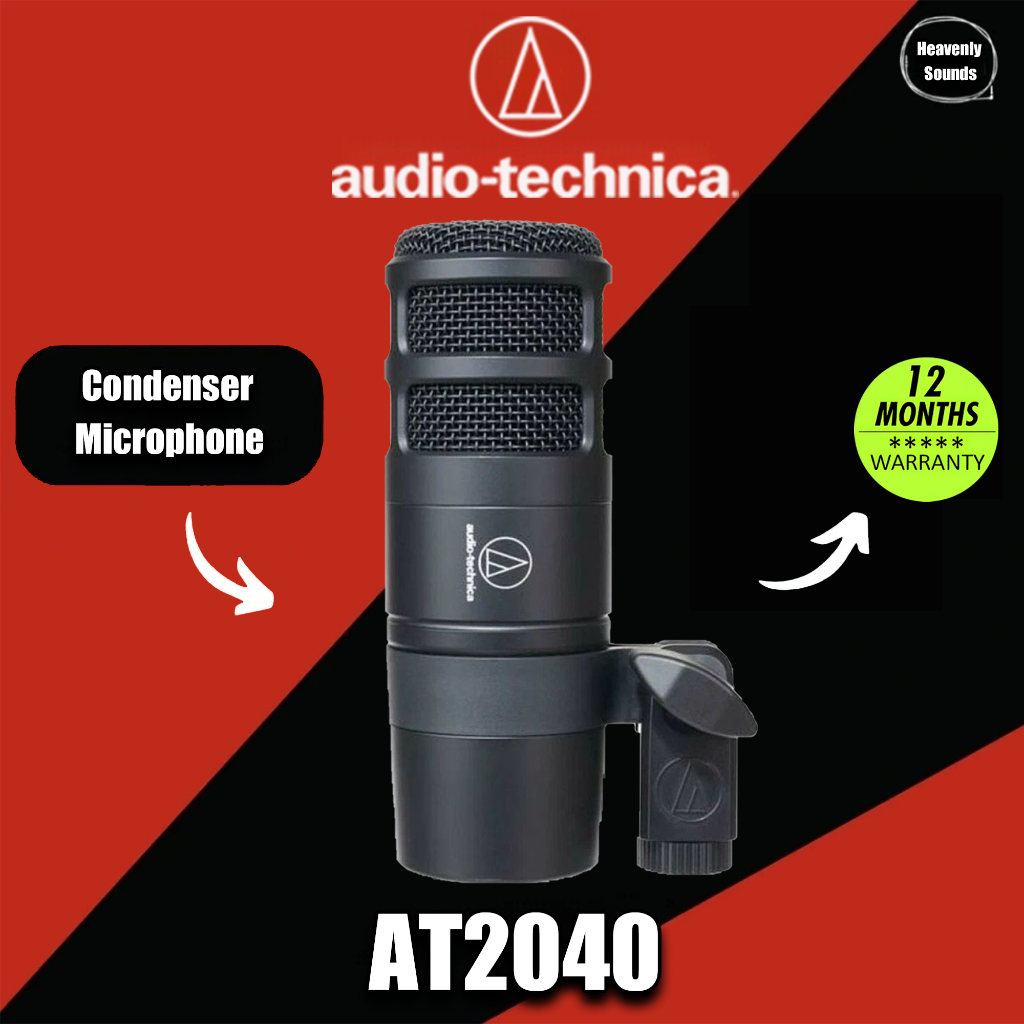 Micrô Podcast động Supercardioid Audio Technica AT2040 V, Micro có dây XLR | Shopee Việt Nam