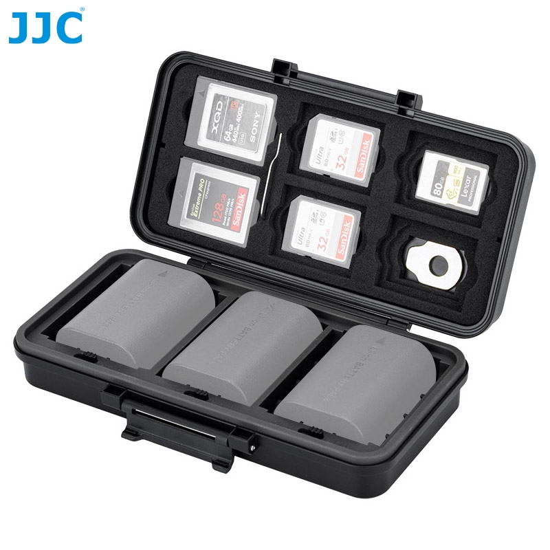 JJC Hộp Đựng Pin AA/ Pin máy ảnh/ Thẻ nhớ cho SD CFexpress Type-A Type ...