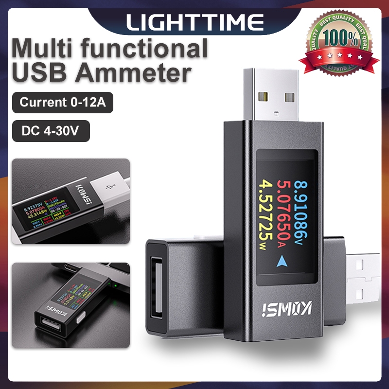 Máy kiểm tra USB Đồng hồ đo điện áp DC Màn hình kỹ thuật số Ampe kế ...